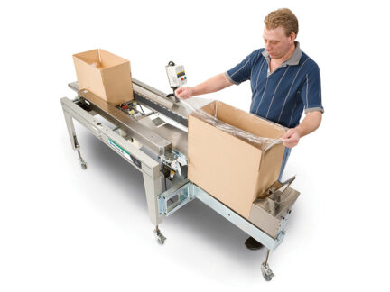 Semi-Automatic Poly Bag Inserter / Case Former Bel 451 | Wexxar