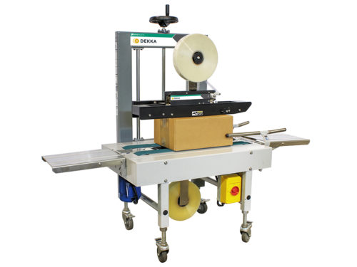 Tape Case Sealing Equipment - Semi Automatic Pressure Sensitive Uniform ...